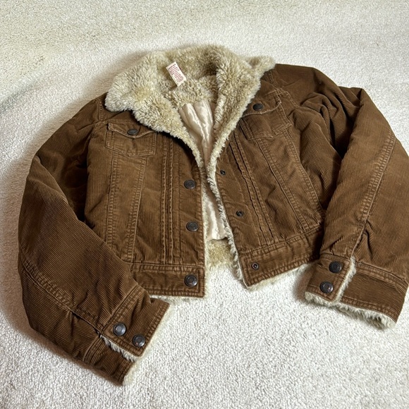 Abercrombie & Fitch | Jackets & Coats | Abercrombie Fitch Womens Jacket Corduroy Snap Front ...